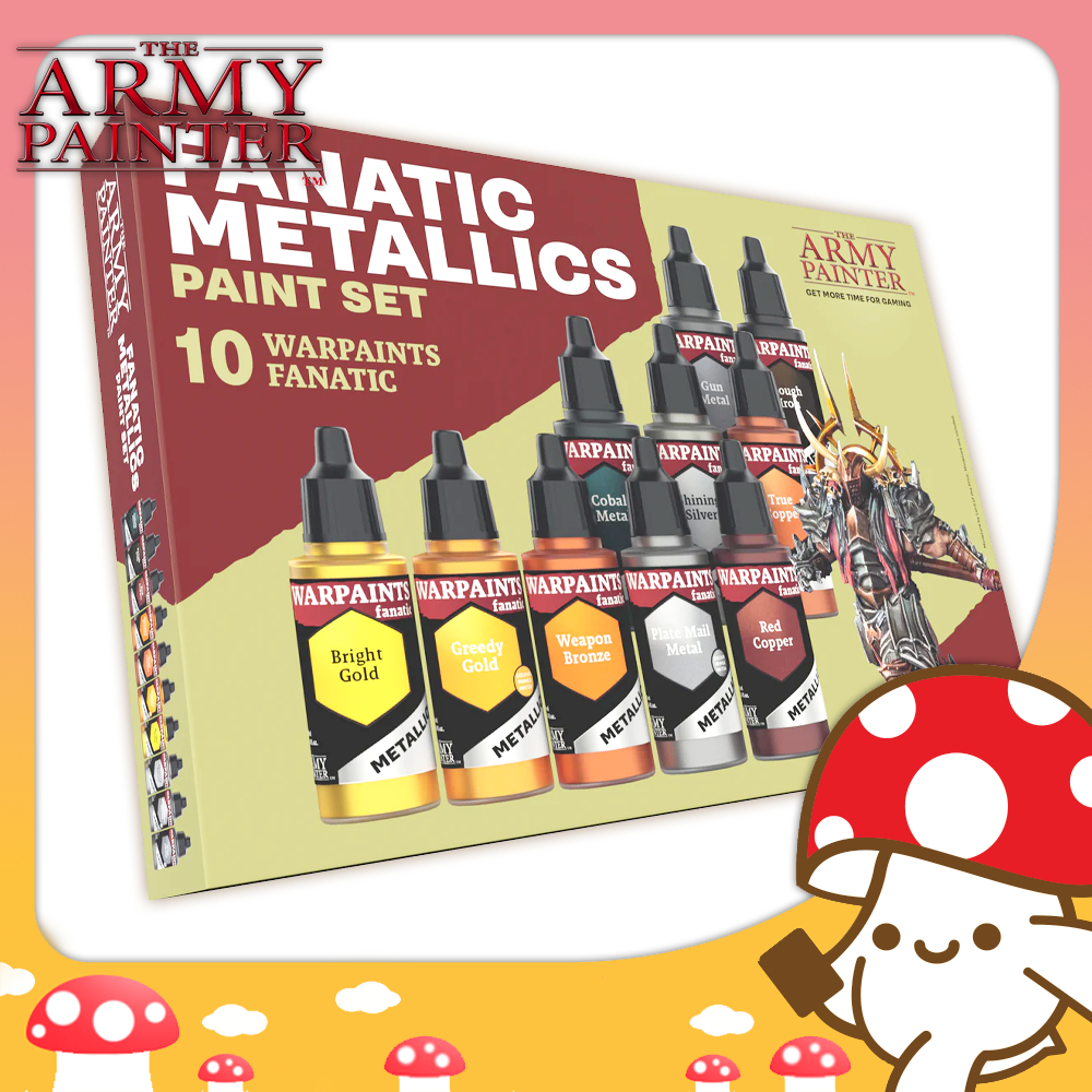 The Army Painter : Warpaint Fanatic Metallics Paint Set จาก Kinoko Card ...