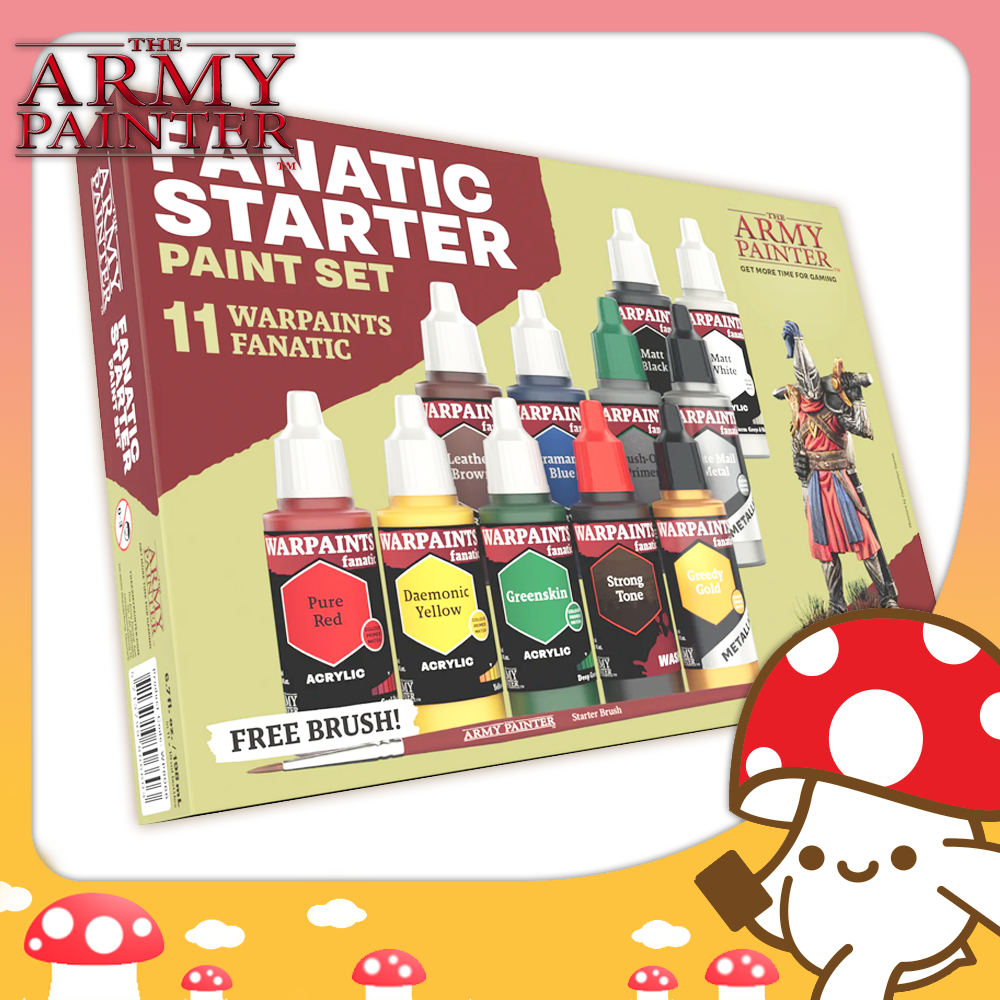The Army Painter : Warpaint Fanatic Starter Paint Set จาก Kinoko Card ...