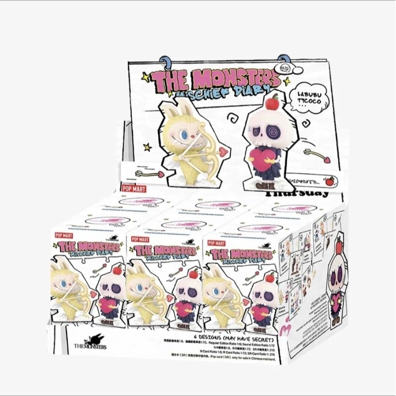 🌟พร้อมส่ง🌟กล่องจุ่ม ยก Box The Monsters Mischief Diary Series ของแท้💯 ...