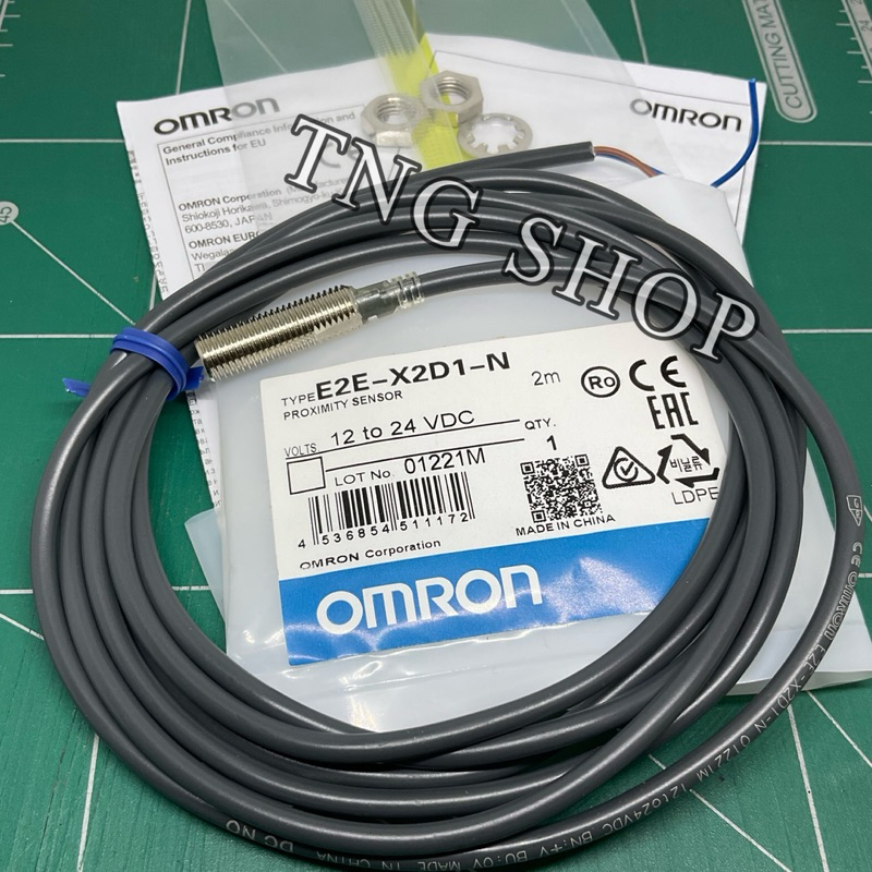 E2E-X2D1-N / E2E-X2D1-N-Z Proximity sensor พร็อกซิมิตี้เซ็นเซอร์ M8 จับโลหะ 2สาย DC ชนิด NO ...