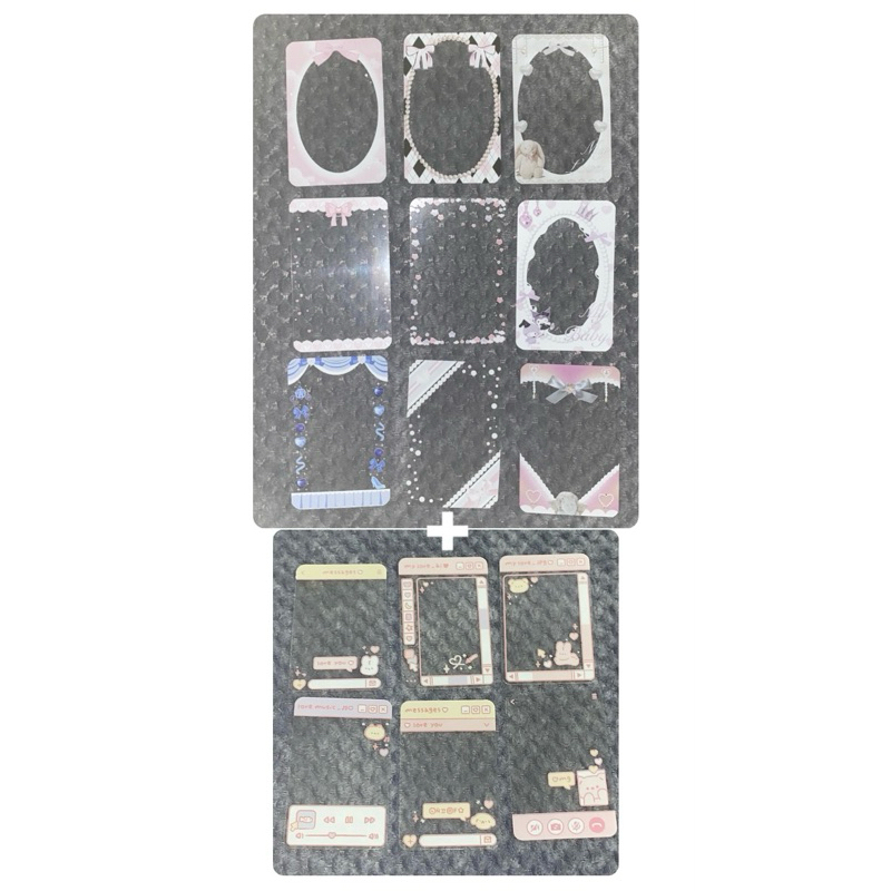 frame card เฟรมการ์ดใส มีของแบรนด์ okiki | Shopee Thailand