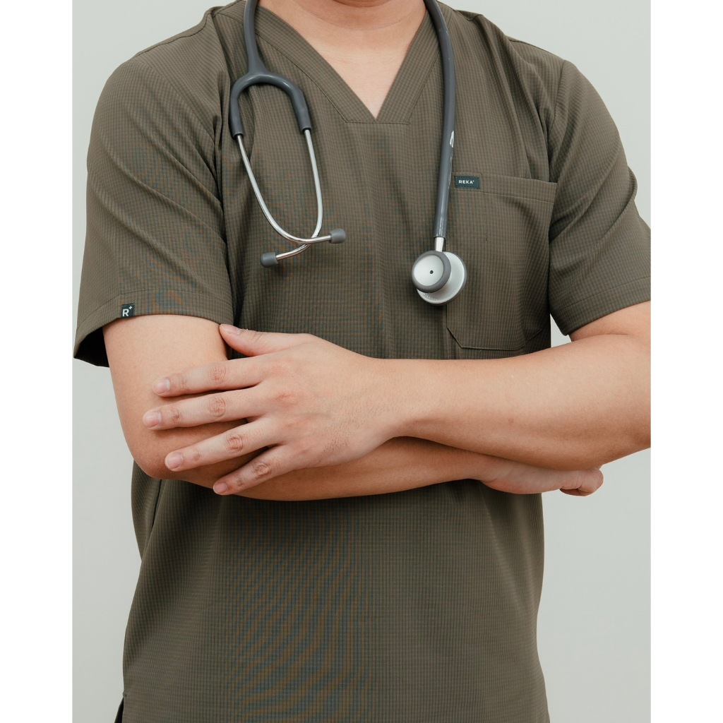 REKA SCRUBS - สี Heartwood - MOTIF (ชุดสครับแพทย์ พยาบาล พร้อมปักชื่อ ...