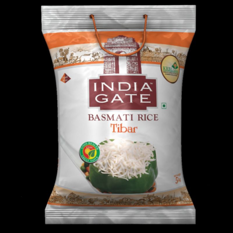 India Gate Tibar Basmati Rice 5kg (Aged Rice) | Shopee Thailand