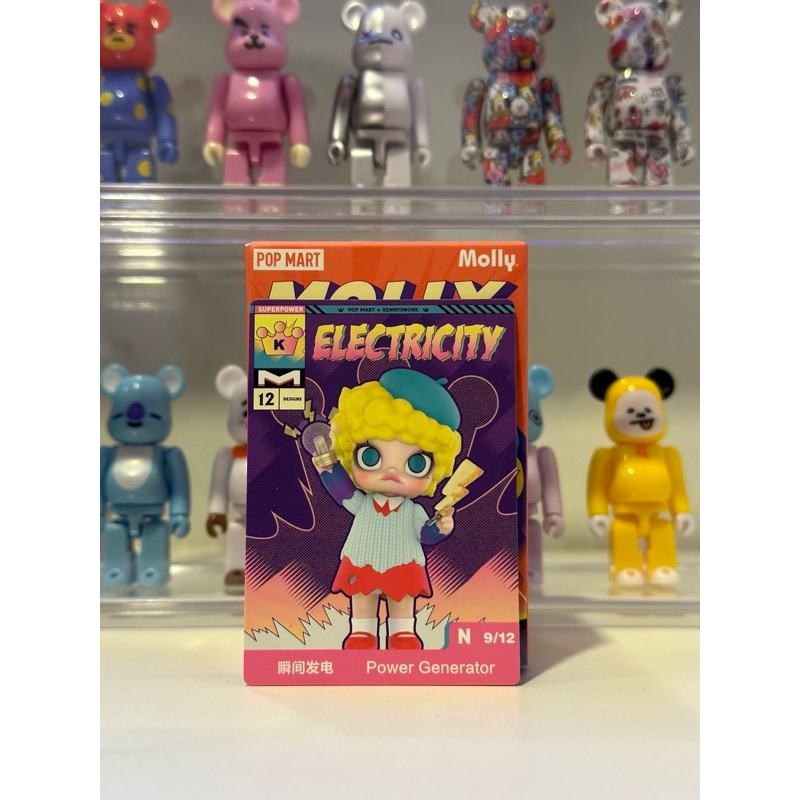 Molly superpower ฟิกเกอร์จาก Popmart พร้อมส่ง แบบเลือกตัว เช็คการ์ด ...