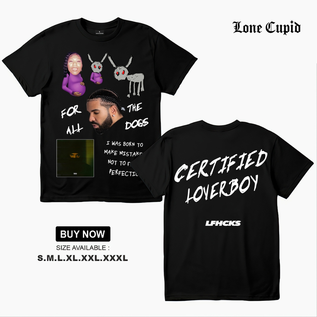 Lonely Cupid 2024 ต้นฉบับ Lany drake เสื้อยืดแฟชั่นฝ้ายคอด ป้องกัน ...
