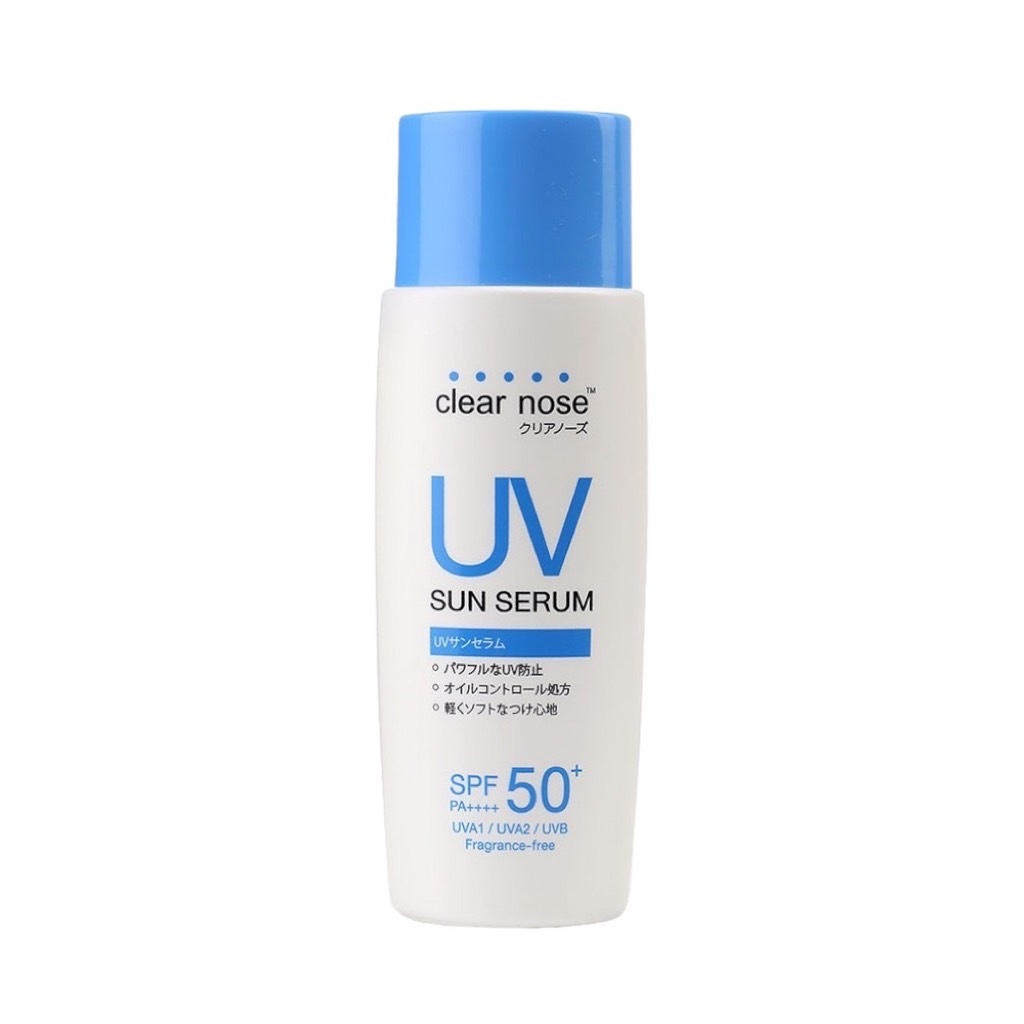 เคลียร์โนส Clear Nose UV Sun Serum SPF50+ PA++++ แบบขวด 80ml | Shopee Thailand