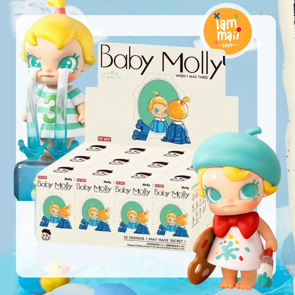 [ยกกล่อง] Baby Molly When I Was Three POPMART พร้อมส่ง | Shopee Thailand