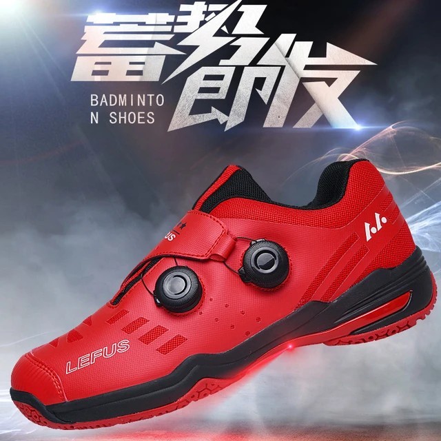 LEFUS BADMINTON SHOES-L013 RED | Shopee Thailand