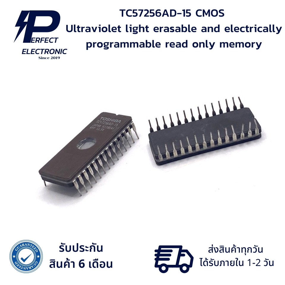 TC57256AD-15 CMOS Ultraviolet light erasable and electrically programmable read only memory (รับ ...