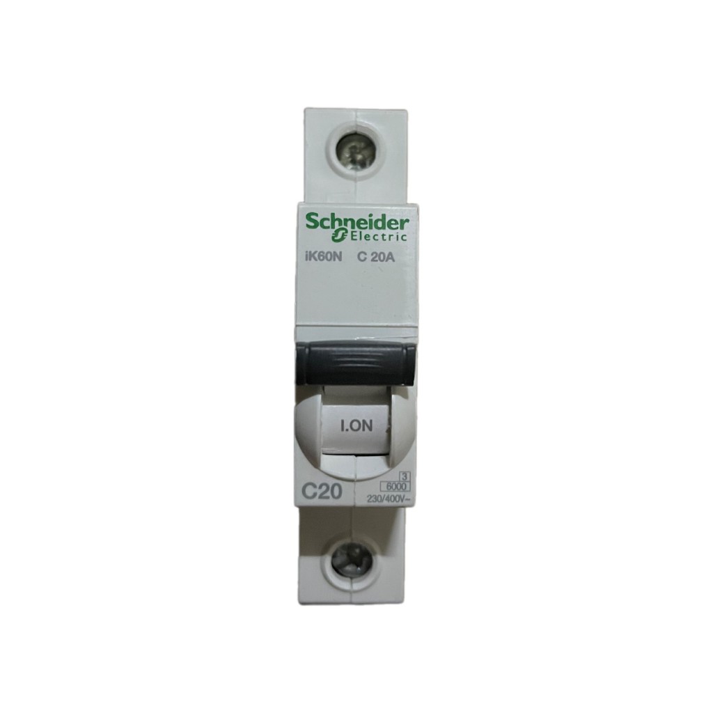 MCB Circuit Breaker Schneider iK60N, 1P, C20A | Shopee Thailand