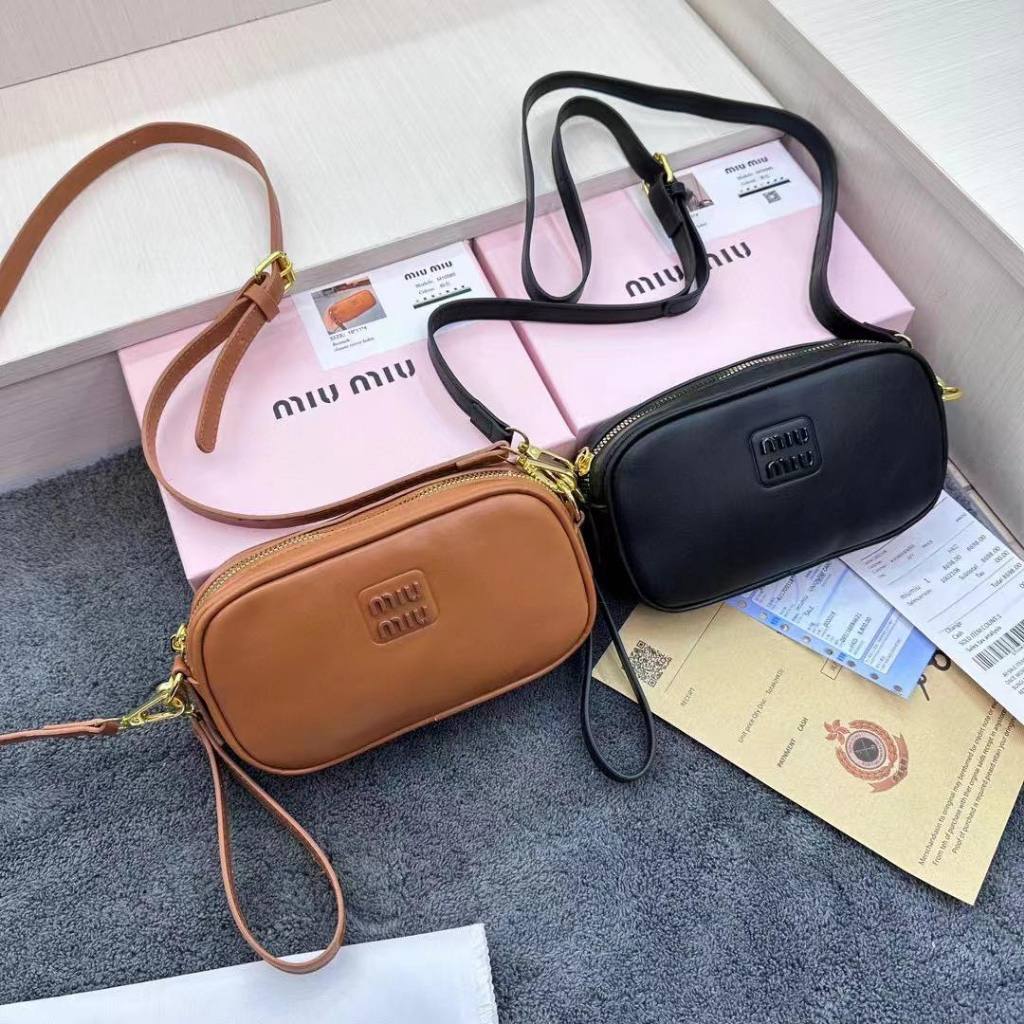 กระเป๋าMIUMIU #ครบกล่อง อุปกรณ์มีให้ครบนะคะ งานหนังพียู งานซิปอะไหล่ทอง ...