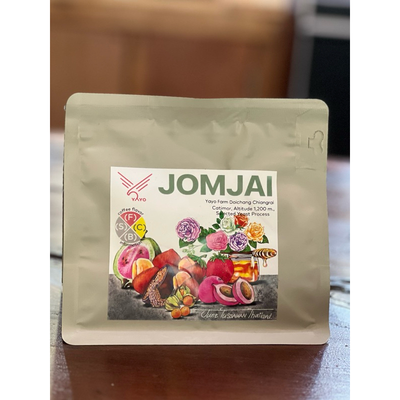 Jomjai selected yeasthoney process คั่วฟิลเตอร์ 200กรัม YAYO COFFEE Doichang คั่วใหม่ ส่งเร็ว บด ...