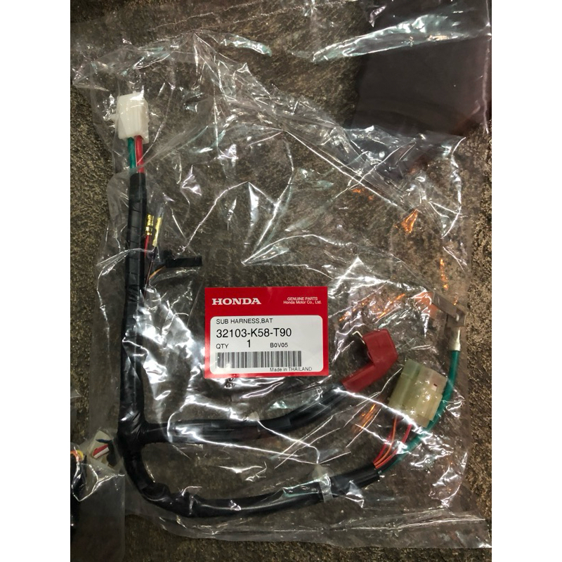 สายไฟแบตเวฟ110iสตาร์ทมือปี2011-2018แท้ศูนย์ 32103-K58-T90 | Shopee Thailand