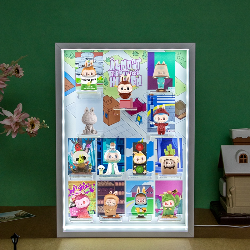 ตู้โชว์ labubu almost hidden secret แบบกรอบแขวนผนัง มีหลายแบบให้เลือก ...