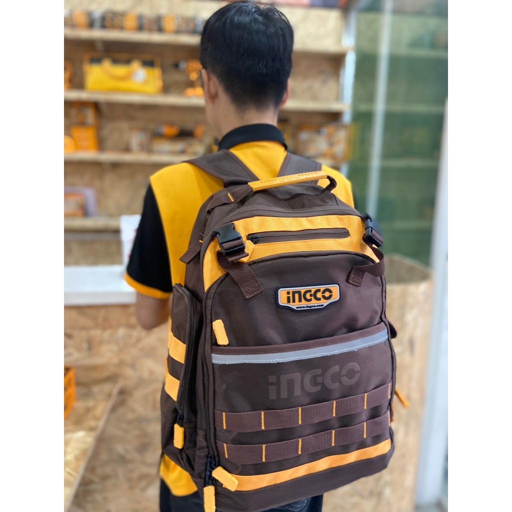 Ingco กระเป๋าเครื่องมือช่าง สะพายหลัง รุ่น HBP01028 ( Tools Backpack ...