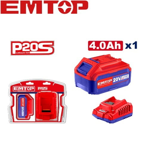EMTOP สว่านกระแทก ไร้สาย 12 นิ้ว (13 มม.) 20 โวลท์ ปรับแรงบิดได้ รุ่น ...
