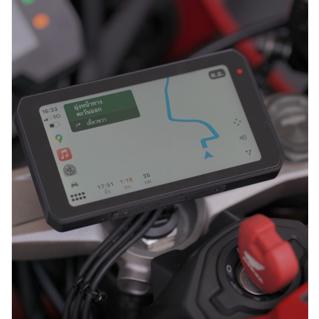 Chigee Aio5 Play หน้าจอ Maps Carplay และ Android Auto | Shopee Thailand