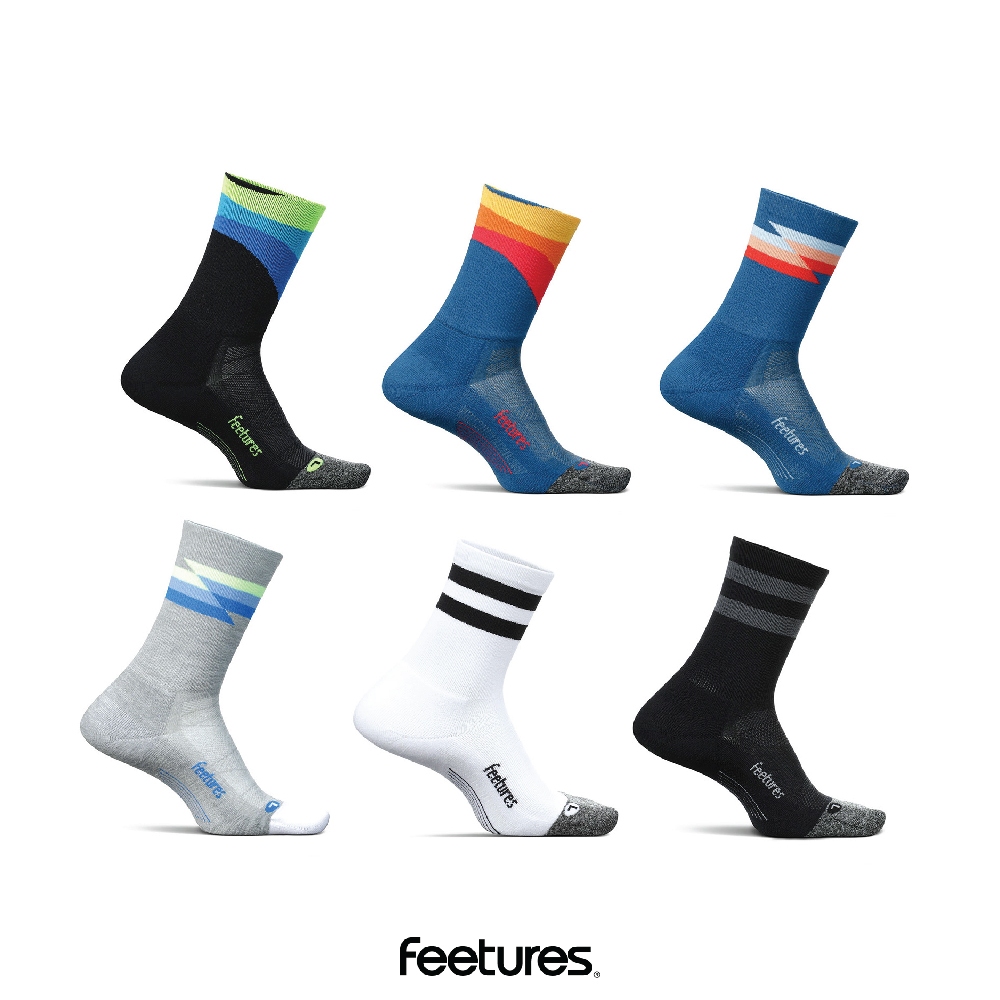 FEETURES ELITE LIGHT CUSHION MINI CREW | ถุงเท้าวิ่ง | Shopee Thailand