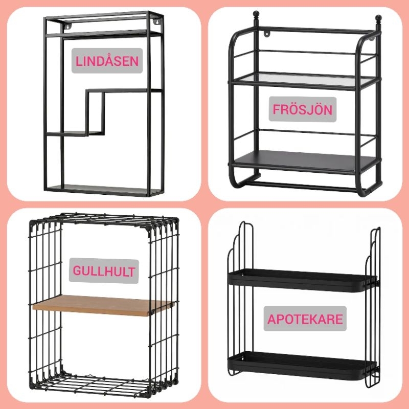 IKEA แท้ ค่ะ ชั้นแขวนผนัง GULLHULT | Shopee Thailand