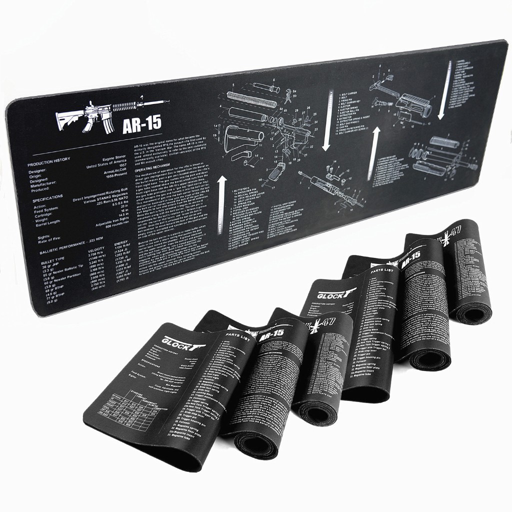 แผ่นรองทำความสะอาดปืน Gun Cleaning Mat แผ่นรองเอนกประสงค์ แผ่นรองเมาส์ ...