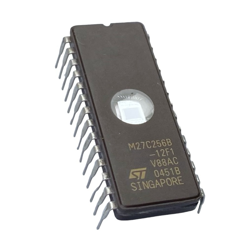 M27C256B-12F1 MICROCHIP EPROM 32K x 8bit, 256 Kbit, 4.5 V to 5.5 V (1ชิ้น) STMicroelectronics ...