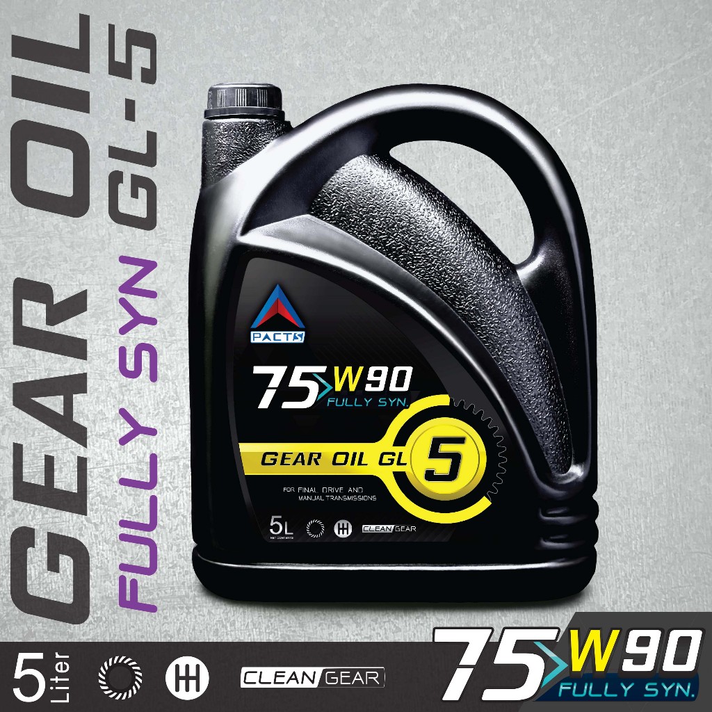 น้ำมันเกียร์สังเคราะห์แท้ Gear Oil GL-5 75W-90 / 75W-85 / 75W-80 / 75W ...