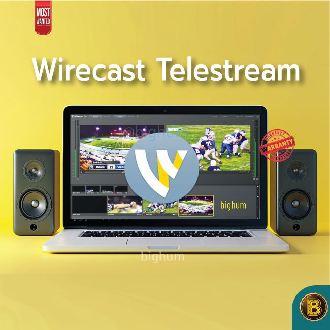 Wirecast Pro 2024 | Mac / Windows | โปรแกรมสตรีม | Shopee Thailand