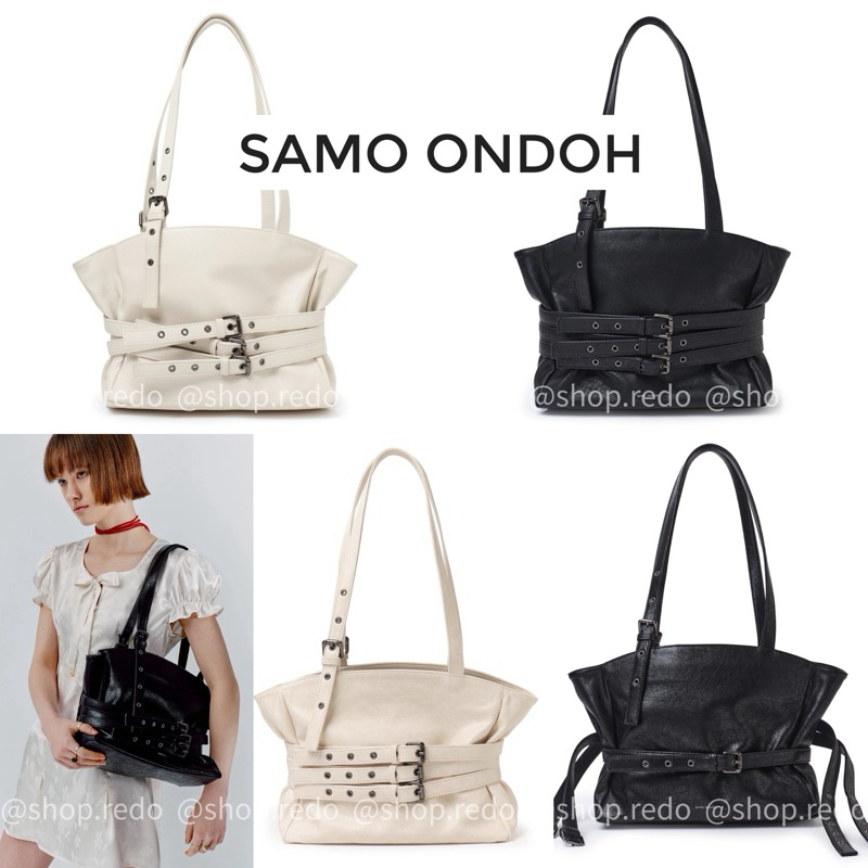 Samo Ondoh Trio Belt Corset Bag ไซส์ M ของแท้ นำเข้าจากเกาหลี | Shopee ...