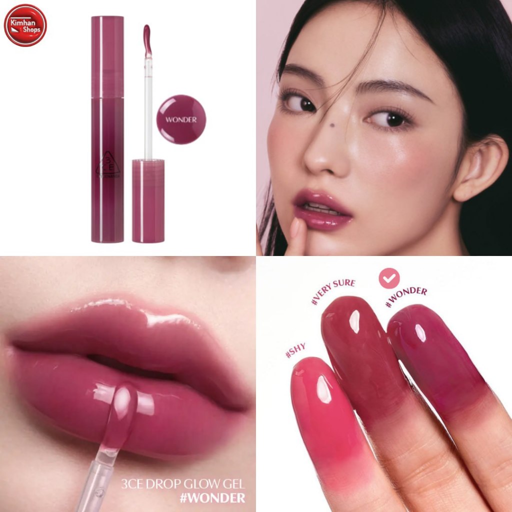 3CE Drop Glow Gel ลิปฉ่ำตัวใหม่💗 | Shopee Thailand