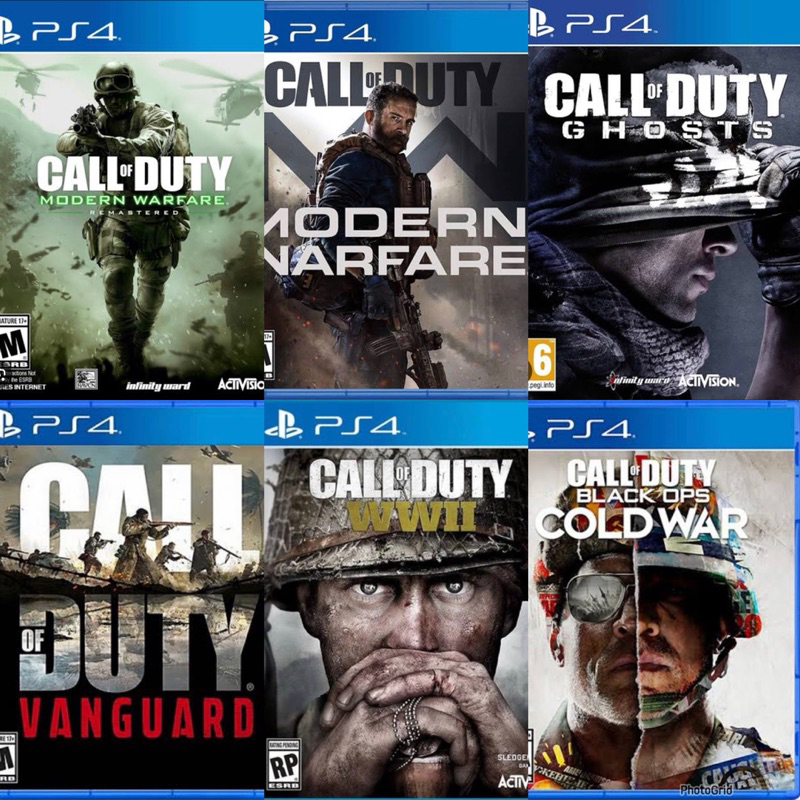 แผ่น PS4 เกมรวม CALL OF DUTY [ มือ 2 ] มีสต็อคพร้อมส่ง | Shopee Thailand
