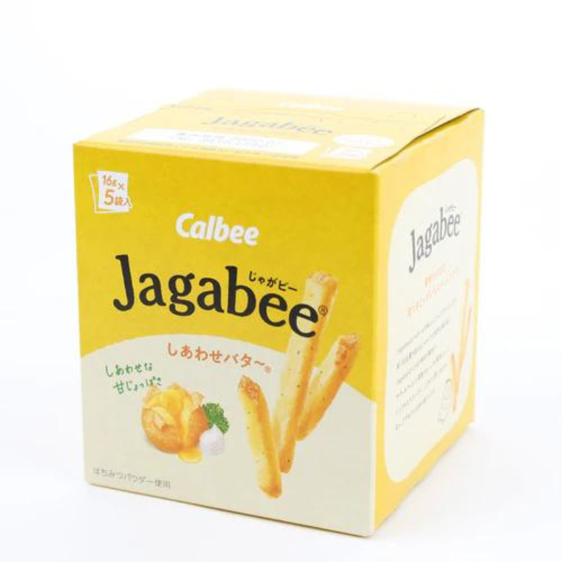 Calbee Jagabee มันฝรั่งแท่ง 80g (1กล่อง มี 5 ซอง)1 ซอง มี 16 g. มี 3 รสชาติ ให้เลือก | Shopee ...