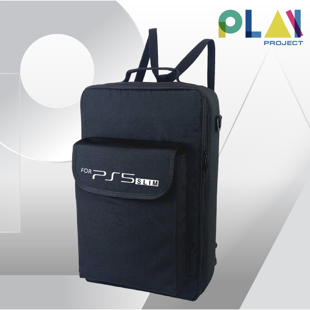 กระเป๋าเป้ สะพายไหล่ สำหรับ ใส่เครื่อง PlayStation 5 Slim Carrying Case ...