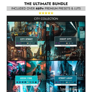 469 Preset LUTs & Cube - The Ultimate Bundle | The Lutbay | For Premier Davinci Vegas Lightroom ...