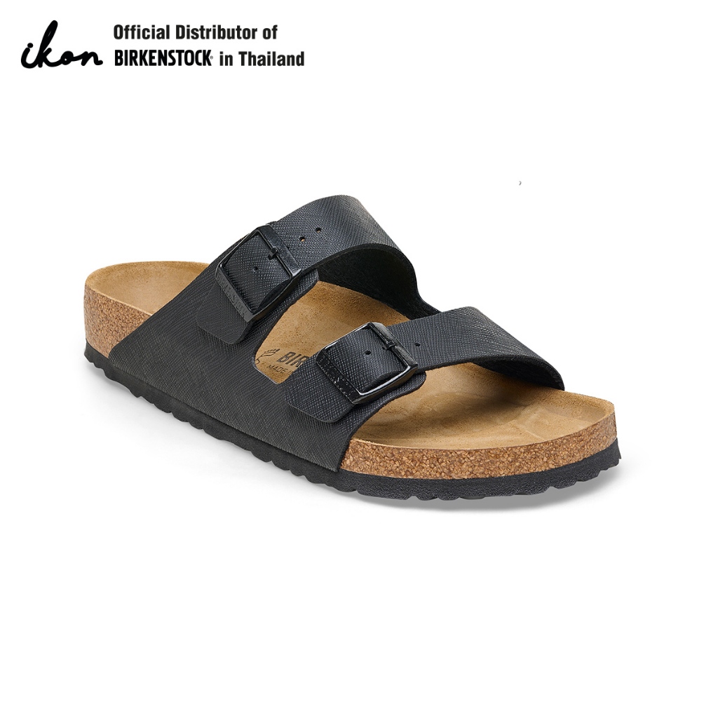 BIRKENSTOCK Arizona BF Saffiano Black รองเท้าแตะ ผู้ชาย สีดำ รุ่น ...