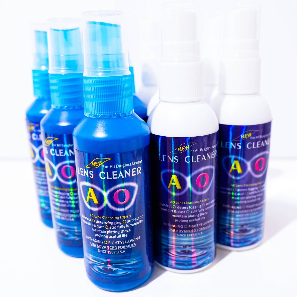💥ขายดี 💥น้ำยาเช็ดเลนส์ น้ำยาเช็ดแว่น AO Blue Lens Cleaner | Shopee Thailand