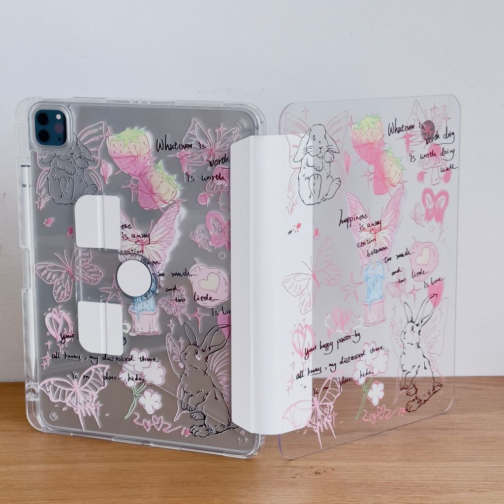 Crystal Glass Case for ipad Air 6 air11/5 10.9 pro11 12.9 2020/2021 ...