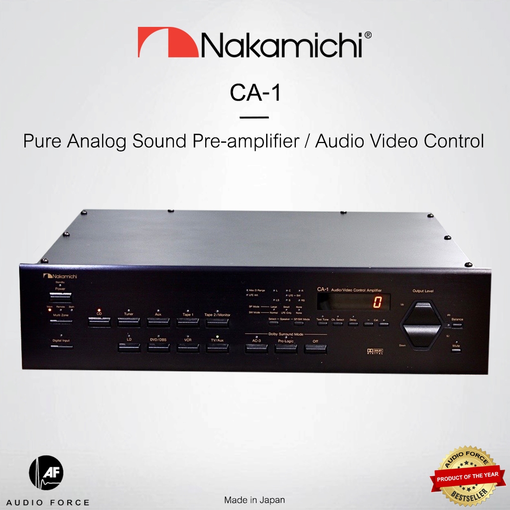Nakamichi CA1 : Pure Analog Sound Pre-amplifier/ Audio Video Control ...