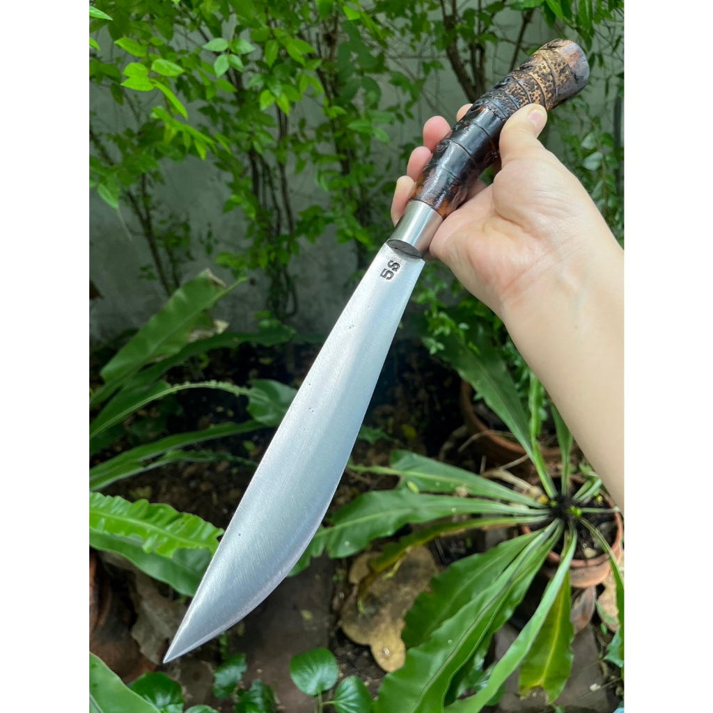 มีดเหน็บ E-nep มีดอีเหน็บ Machete มาเชเต้ Camp มีดแคมป์ มีดเดินป่า ใบ 9.2” ตีร้อนชุบแข็ง ผิวขัด ...