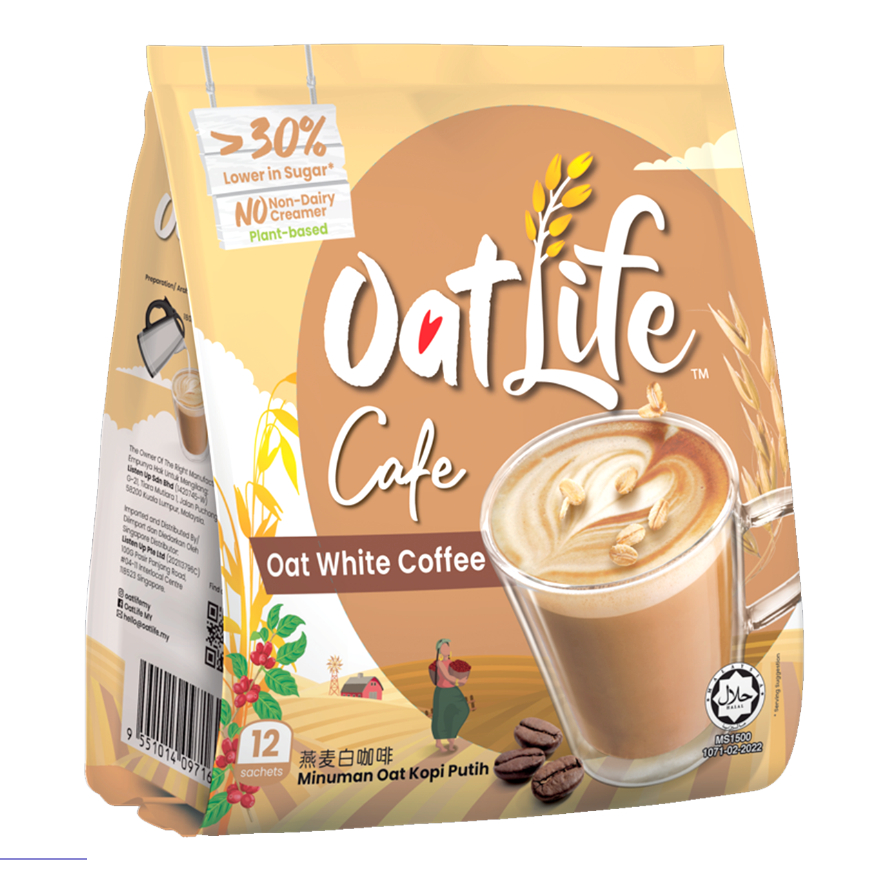 [ถูกสุดซื้อในไลฟ์ลด50%ของแท้]นมข้าวโอ๊ต OatLife สูตรน้ำตาลน้อยไม่มีครีมเทียม มีประโยชน์รส ไวท์ ...