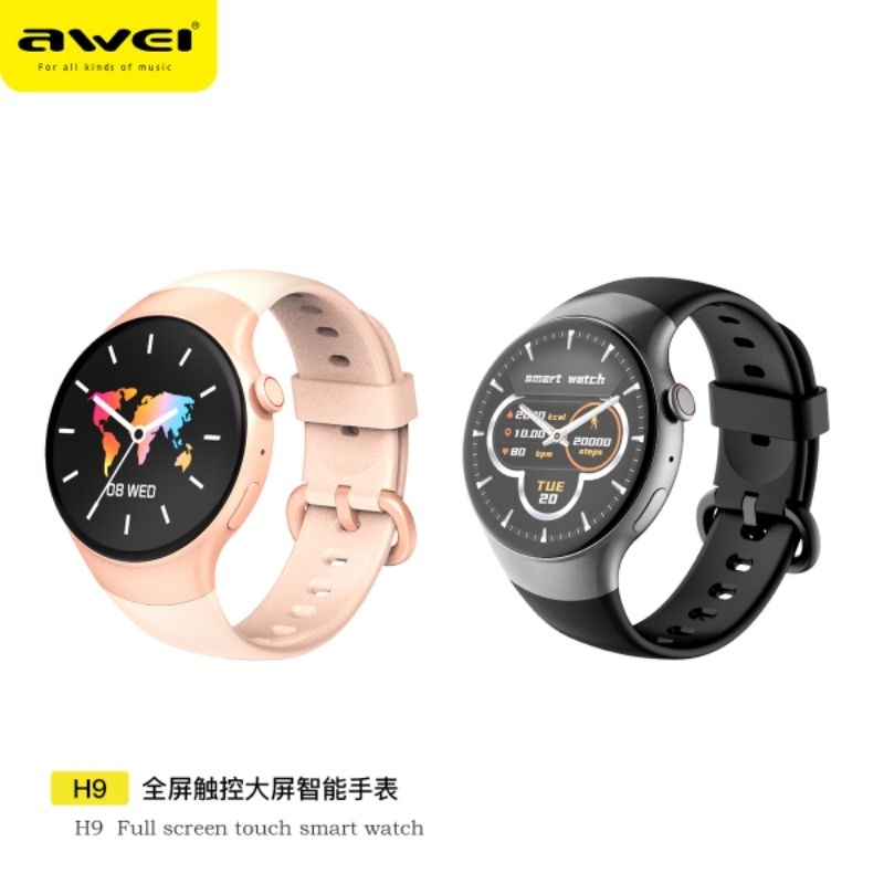 AWEI.H9 นาฬิกาสมาร์ทวอช full screen touch large screen smart WATCH กัน ...