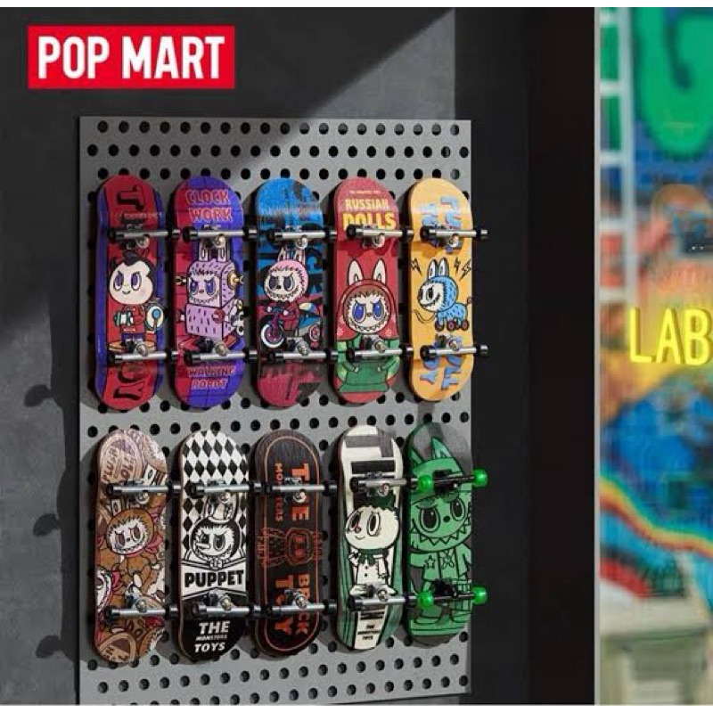 Pop Mart x HOW2WORK Finger Skateboard เลือกตัว Art Toy ฟิกเกอร์ ...