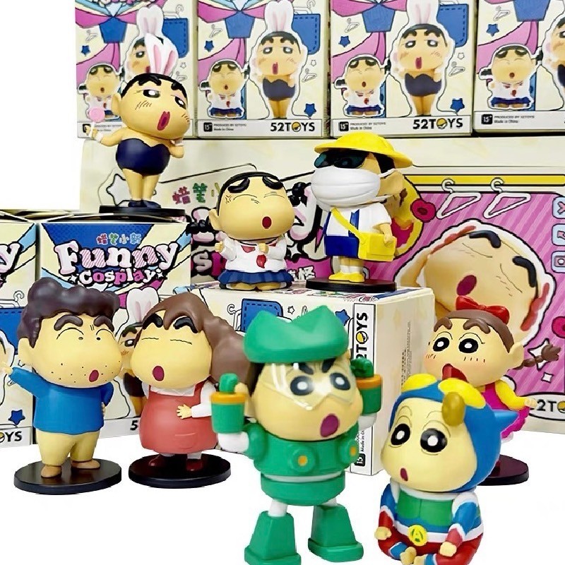กล่องสุ่มโมเดล ชินจัง shan-chan Funny Cosplayมี ให้สุ่ม 8 สุ่ม MLO-376 ...