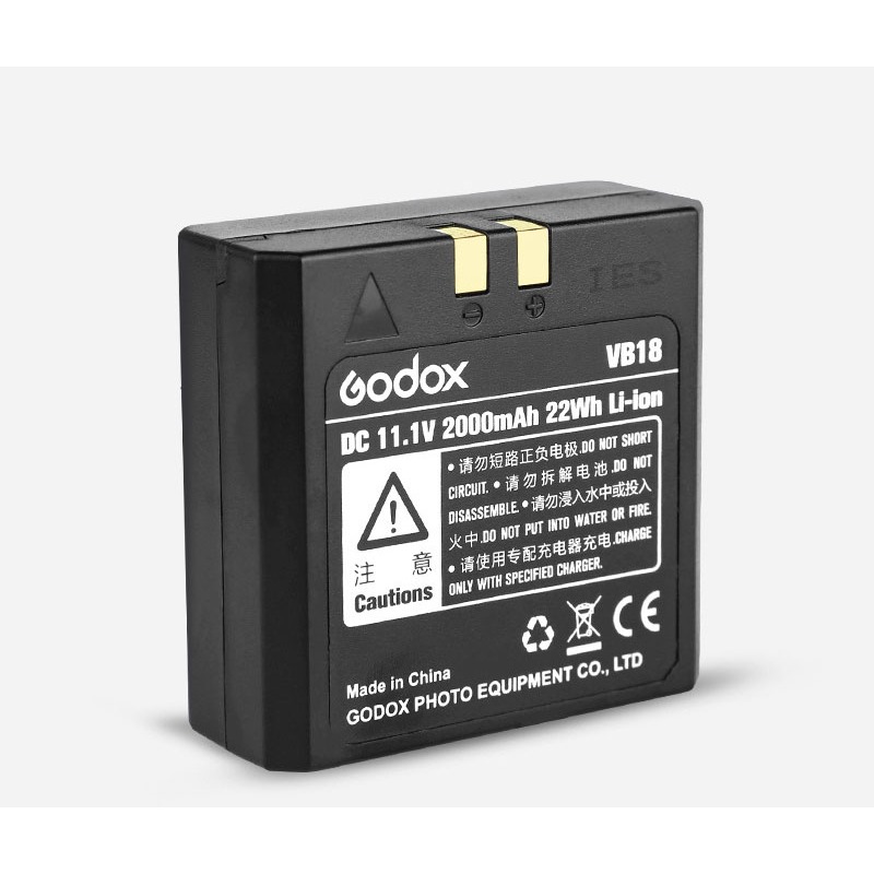 GODOX Battery VB18 for Flash Godox V850 V850II V860 V860II แบตเตอรี่ ...