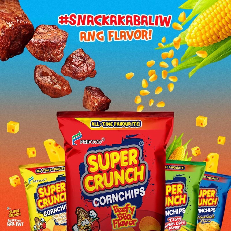Super Crunch Corn Chips ขนาด55 g. and 120g. | Shopee Thailand