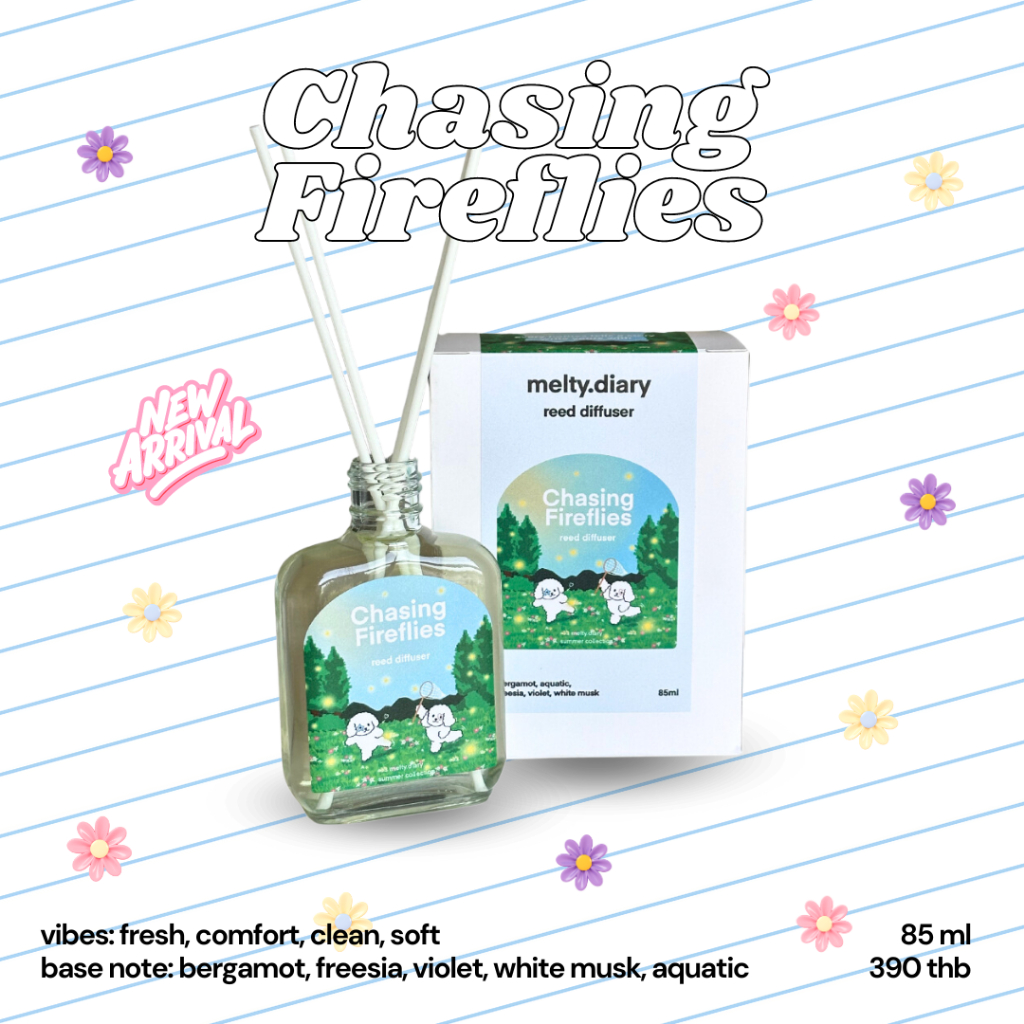 Melty.diary - Chasing Fireflies Reed Diffuser ก้านไม้หอมสำหรับตกแต่ง ...