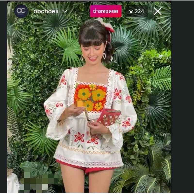 มินิเดรสอบเชยแท้ปักทั้งชุด/เมาดอกไม้/2seeyou/addegg | Shopee Thailand