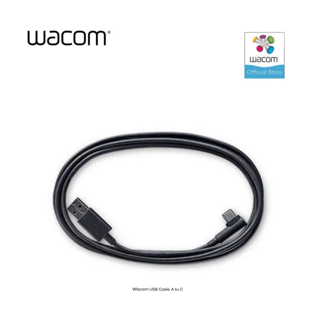 Wacom USB-A to USB-C cable (ACK42206) สายเคเบิล Wacom USB-A to USB-C ...