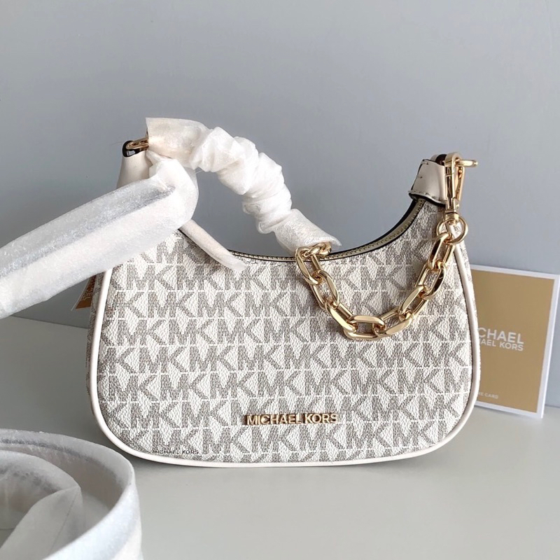 Michael Kors MK CORA MINI ZIP POUCHETTE 35R3G4CC1B | Shopee Thailand