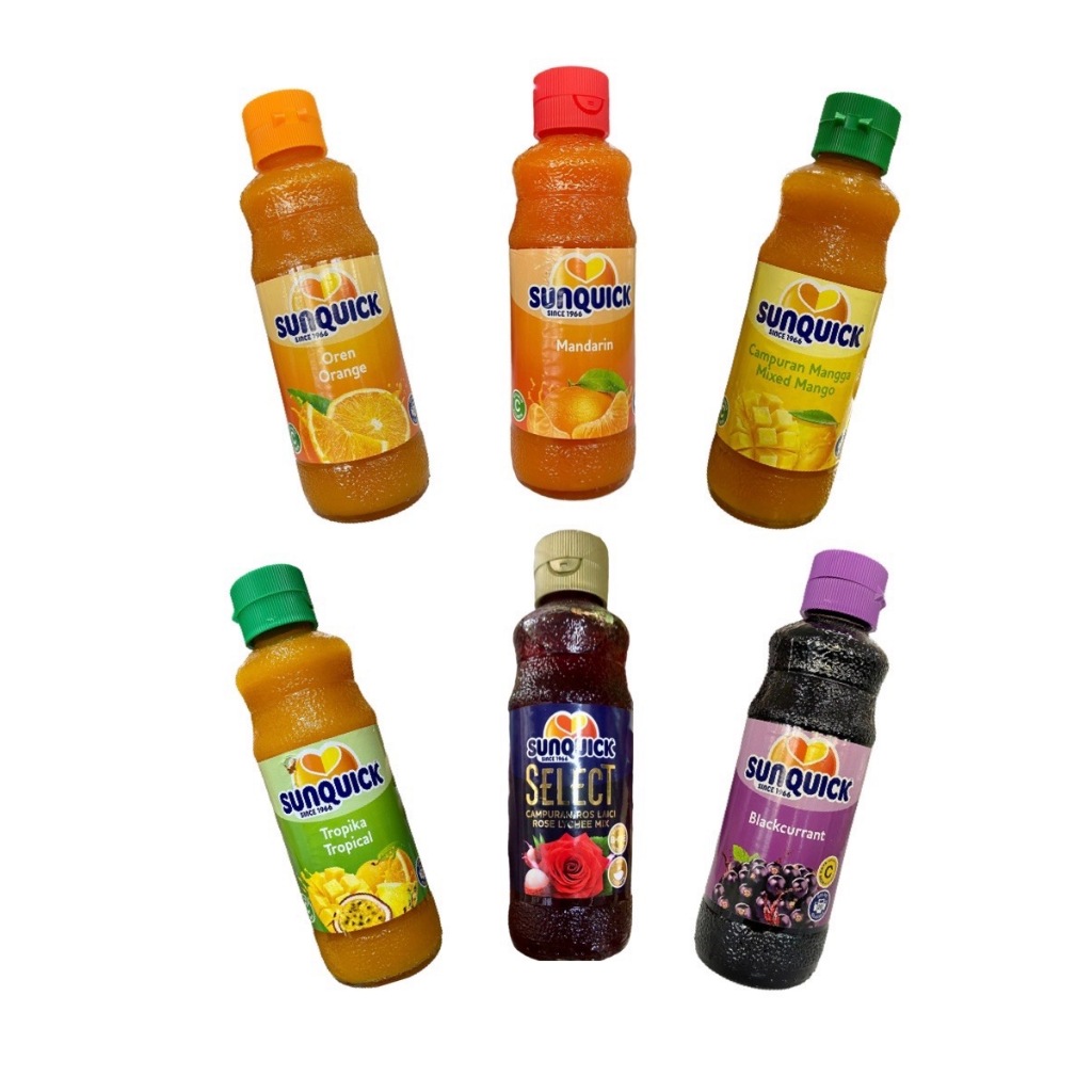 Sunquick ซันควิก น้ำผลไม้เข้มข้น 300-330 มล. | Shopee Thailand