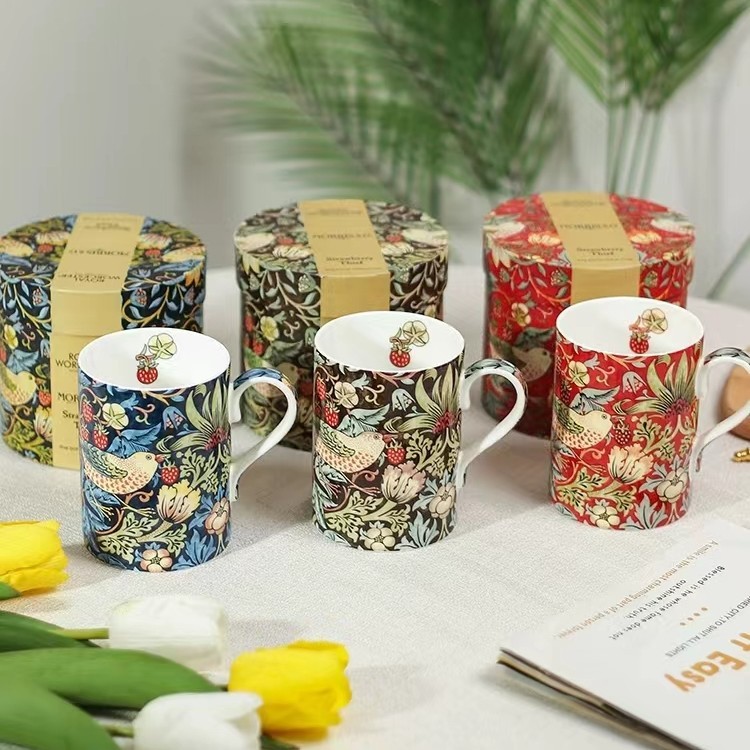 ROYAL Blaster Artist Co-nded Strawberry Thief Gift Set Of High ...